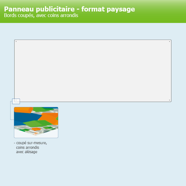 Plaque verre acrylique au format paysage réaliser & imprimer en ligne